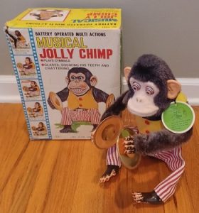 The Jolly Chimp Weirdly Glares and Chatters - Omigods